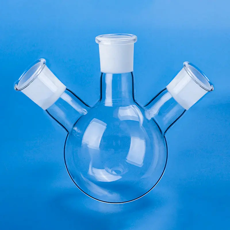 Quartz Three-Neck Round-Bottom Flask | High Temp & Corrosion Resistant ...