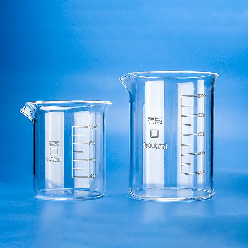 Quartz Glass Beakers | High Temp & Acid Resistant Labware – Aoxin Quartz